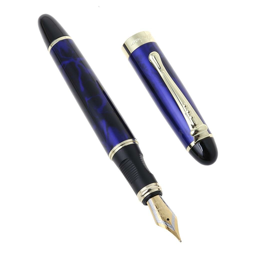 Ручка-перо Jinhao X450, Молниеносно-голубой