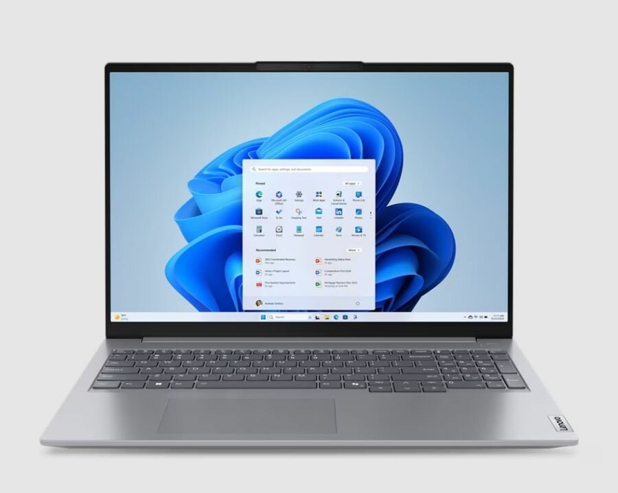 Ноутбук Lenovo ThinkBook G8 (21SHA0A5FW), Intel Core i7, SSD 512GB, 16ГБ, арктический серый