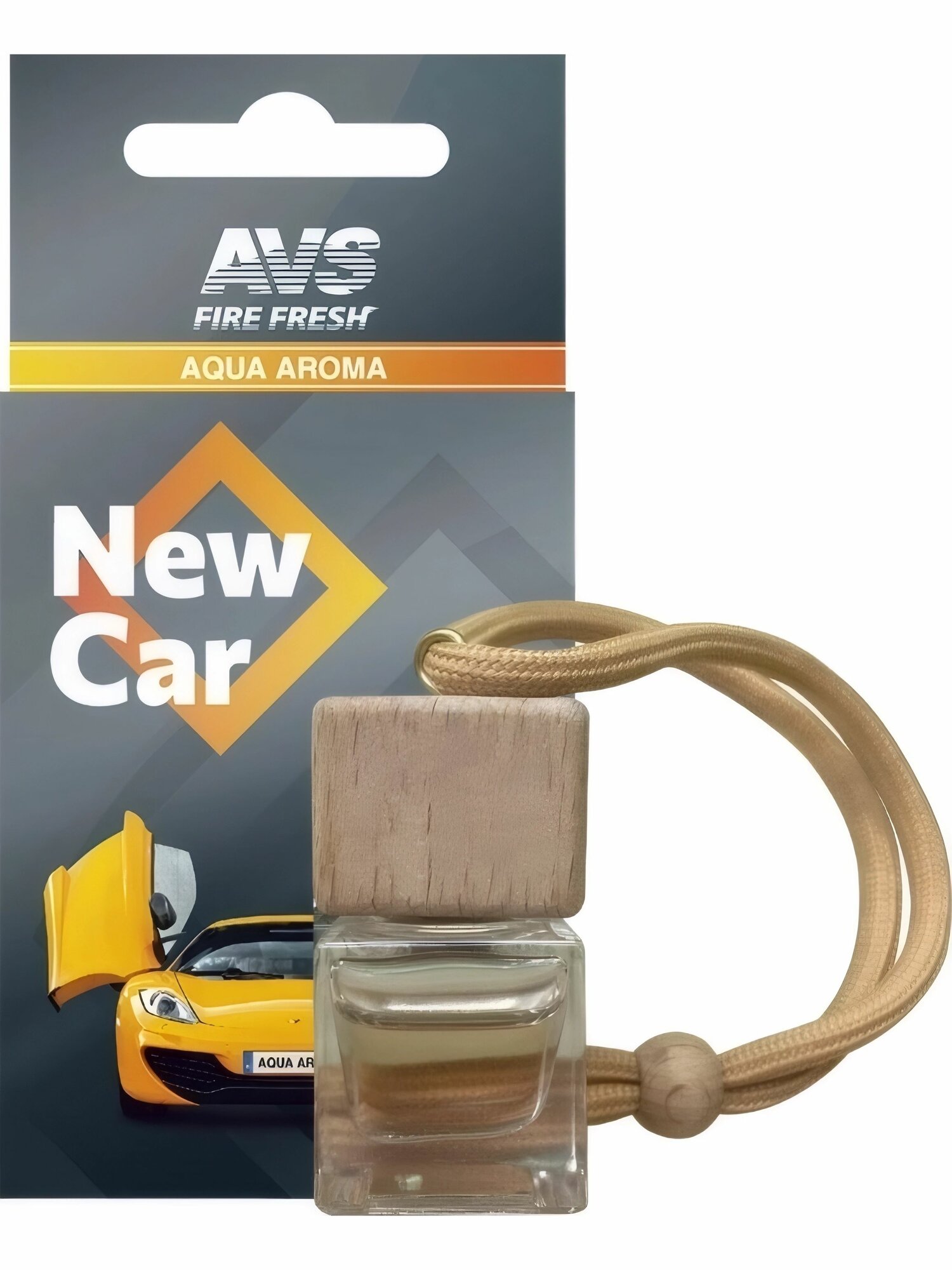 Ароматизатор AVS AQA-05 AQUA AROMA New Сar/Новый автомобиль (жидкостный)