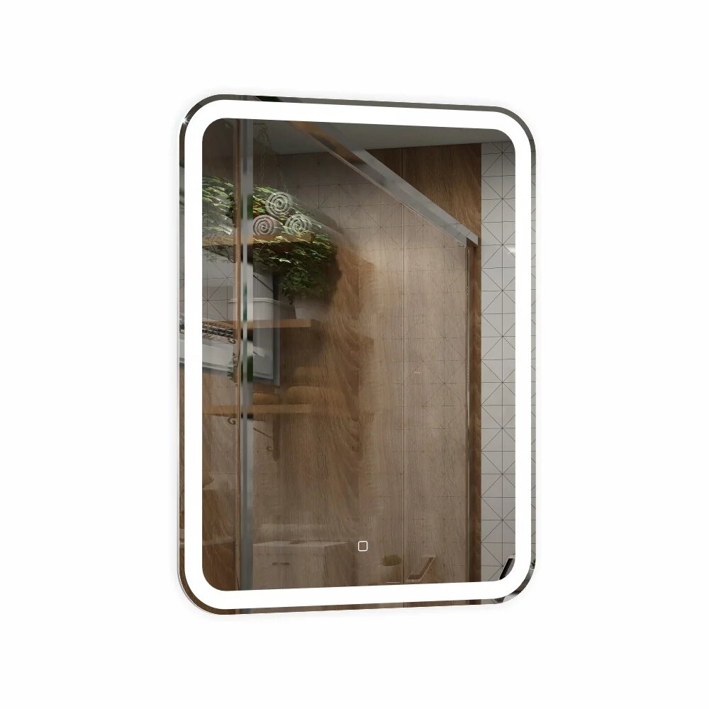 Зеркало Silver Mirrors Мальта - Л 60х80 см, LED-подсветка, сенсорный выключатель