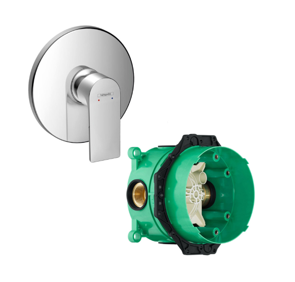 Смеситель для душа Hansgrohe Rebris E 72668000S (72668000+01800180) хром