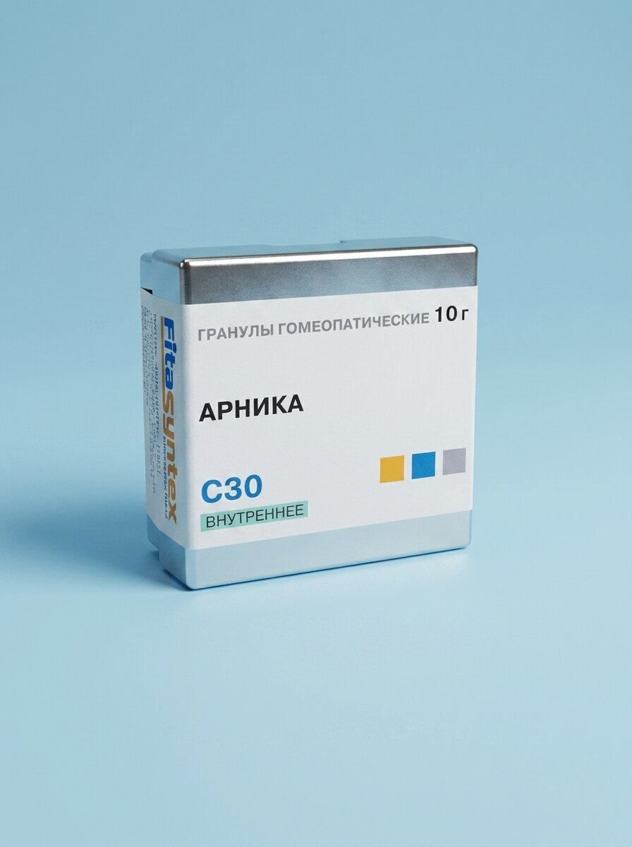Арника С30 гомеопатия гранулы 10 г фитасинтекс
