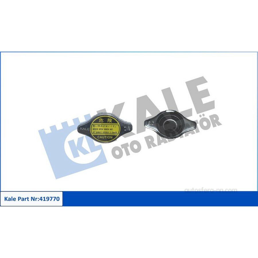 KALE 419770 Крышка радиатора для а/м DAEWOO. MAZDA. MITSUBISHI. TOYOTA 0.9bar (малый клапан)