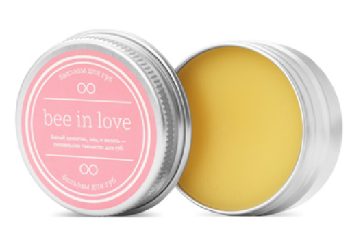 79485 Бальзам для губ Oomph Bee in love, 15 гр. С ароматом белого шоколада, меда и ванили