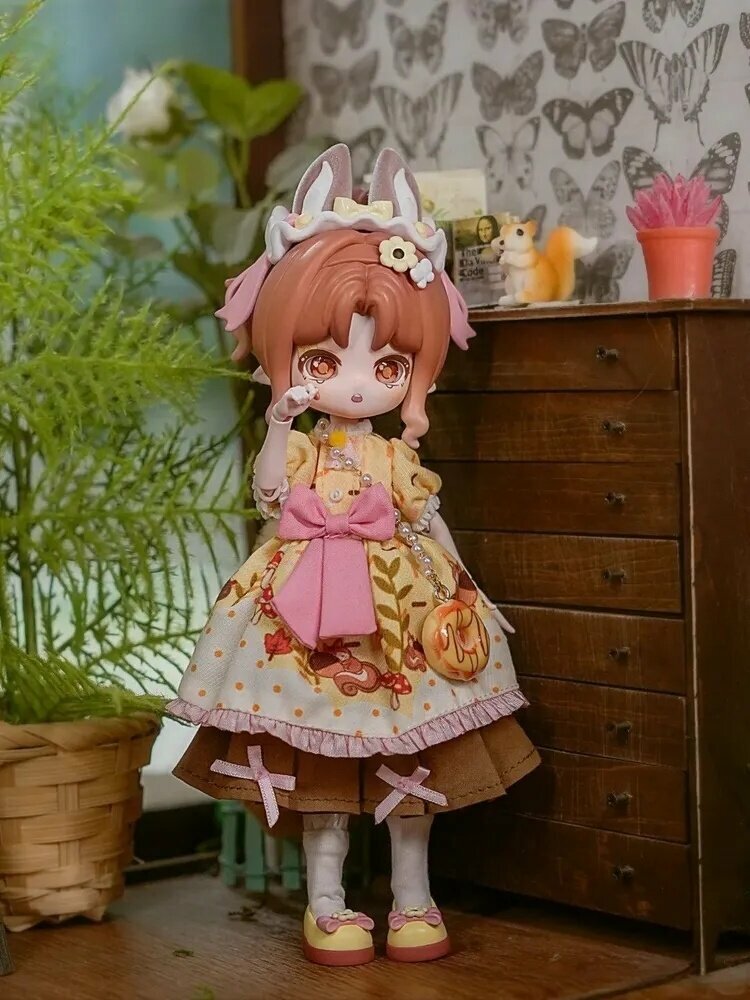 LEI-Doll Кукла BJD 1/12 шарнирная (COME4FREE) аниме с одеждой и аксессуарами . 20 мин. BJD Кукла, Чао играет вручную