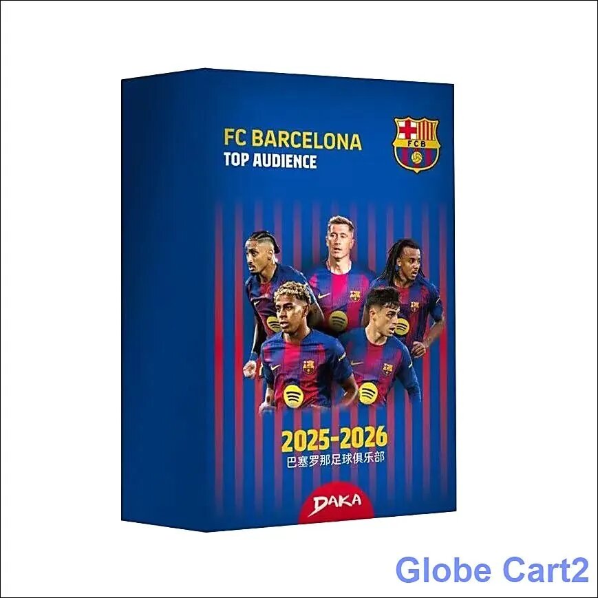 Футбольные карточки DAKA 25-26 (Барселона, Futbol Club Barcelona), коллекционные, TOP AUDIENCE