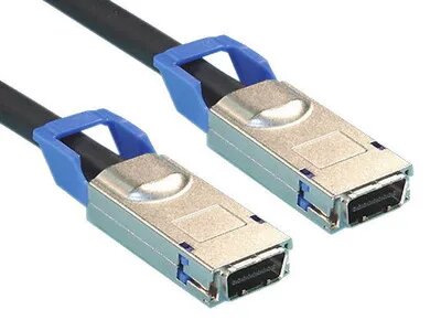 Кабель SAS SFF-8470 CX4 XMSJ 1 метр Used 1m