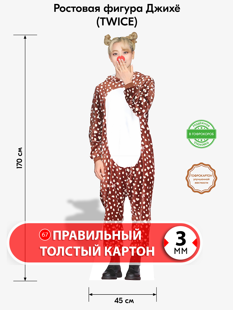 Аксессуар для фотосессий, самое это, Пак Джихё (TWICE) (Новый год), ростовая фигура