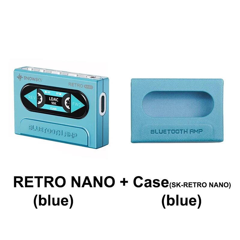 FiiO Snowsky RETRO NANO Bluetooth ЦАП и усилитель для наушников blue with Case