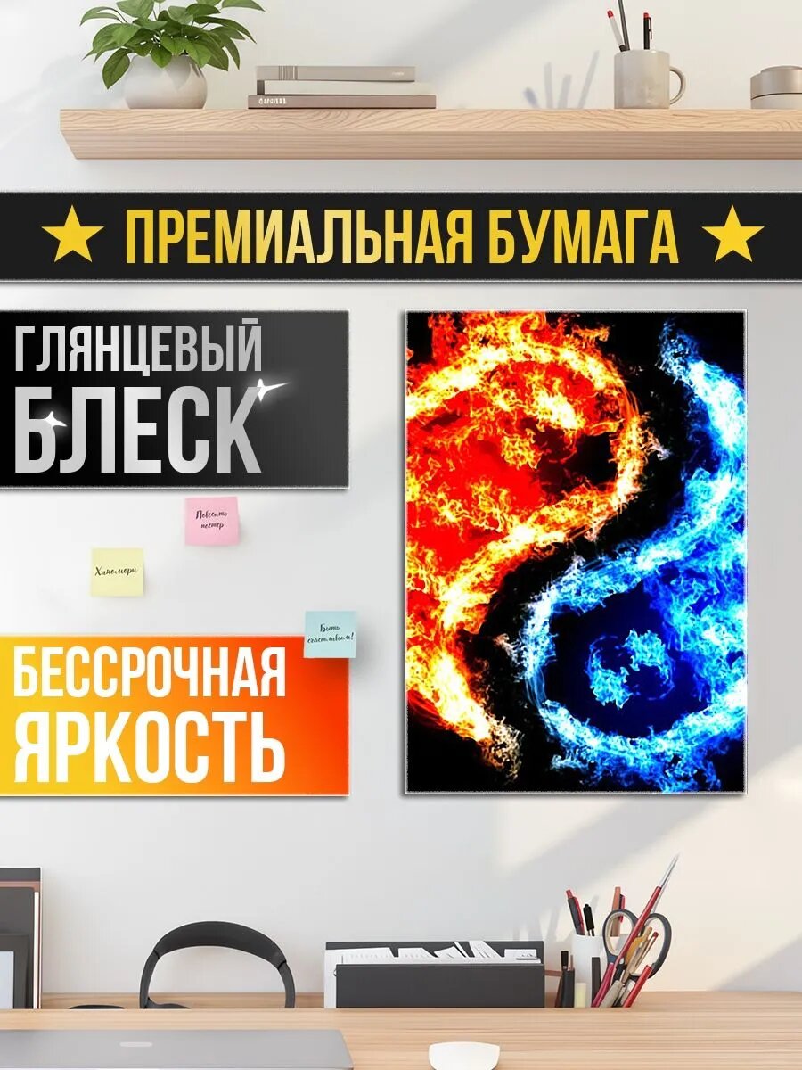 Постер на стену Огни — фото 1