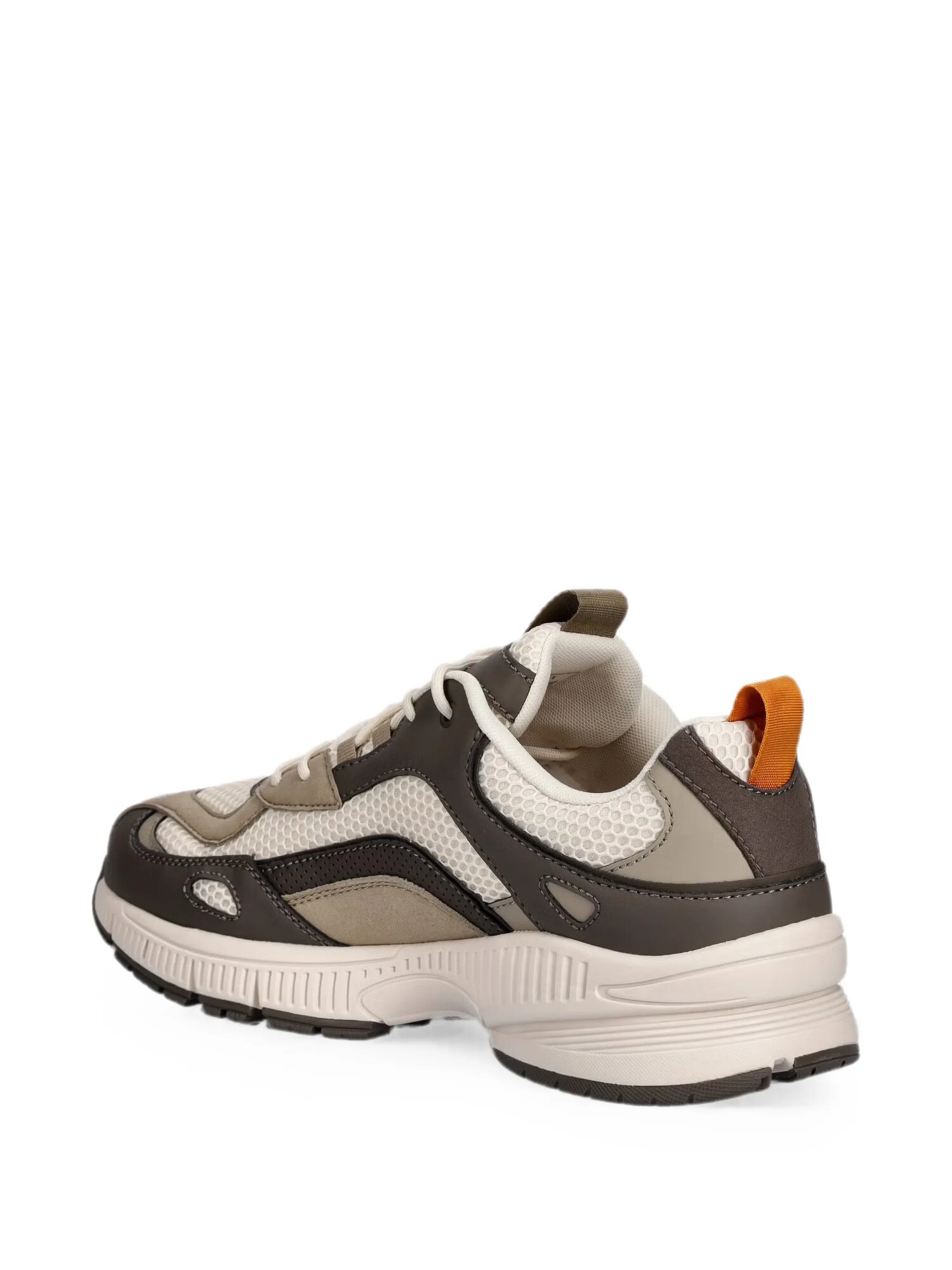 Кроссовки Armani Exchange Panelled mesh sneakers, размер 12, brown — фото 1
