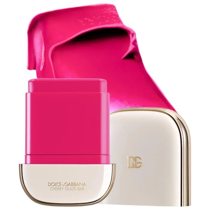 Румяна Dolce&Gabbana 02 Smitten Pink с коллагеном, водостойкие
