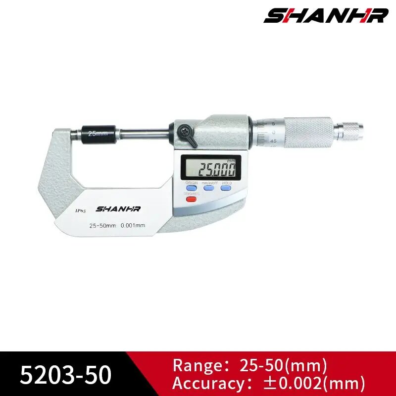 Электронный микрометр SHANHR 0,001 мм 5203-50 IP65