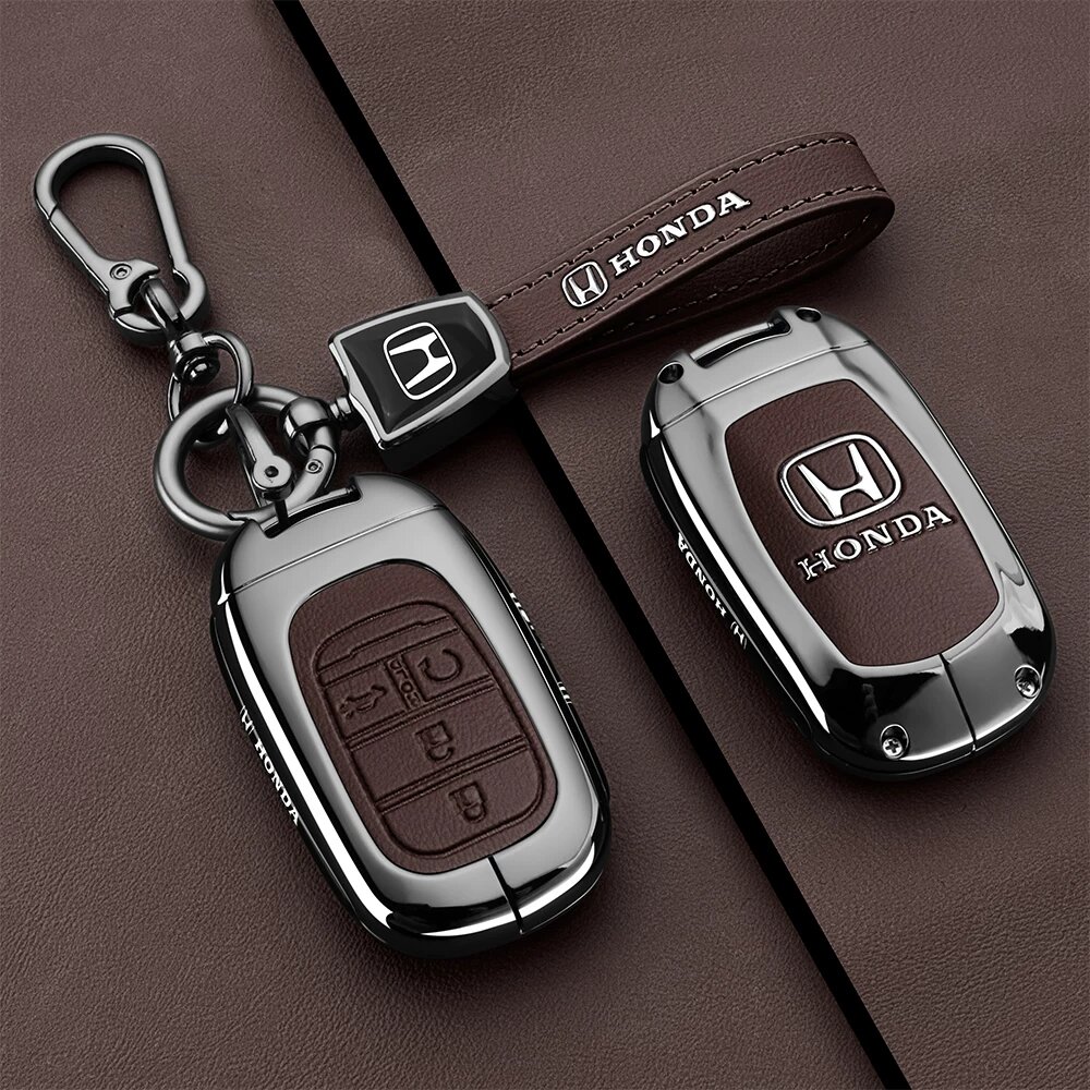 Ключевой браслет Honda N Series, цвет мокко, с браслетом и замком, подходит для CR-V, Civic, Accord
