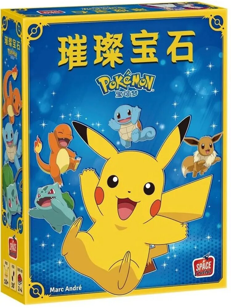 Настольная игра Splendor Pokemon, стратегия для семьи, 2-4 игрока, 30 мин