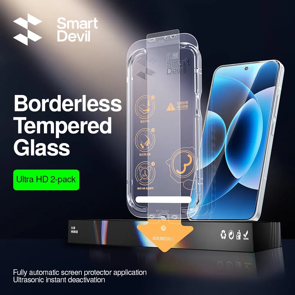 Защитная пленка из закаленного стекла SmartDevil для Xiaomi 17 Pro Max 17 Ultra 샤ومи 15, 2 pieces