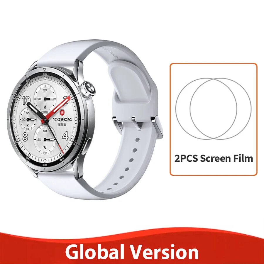 Xiaomi Watch S5 Silver, 2 пленки