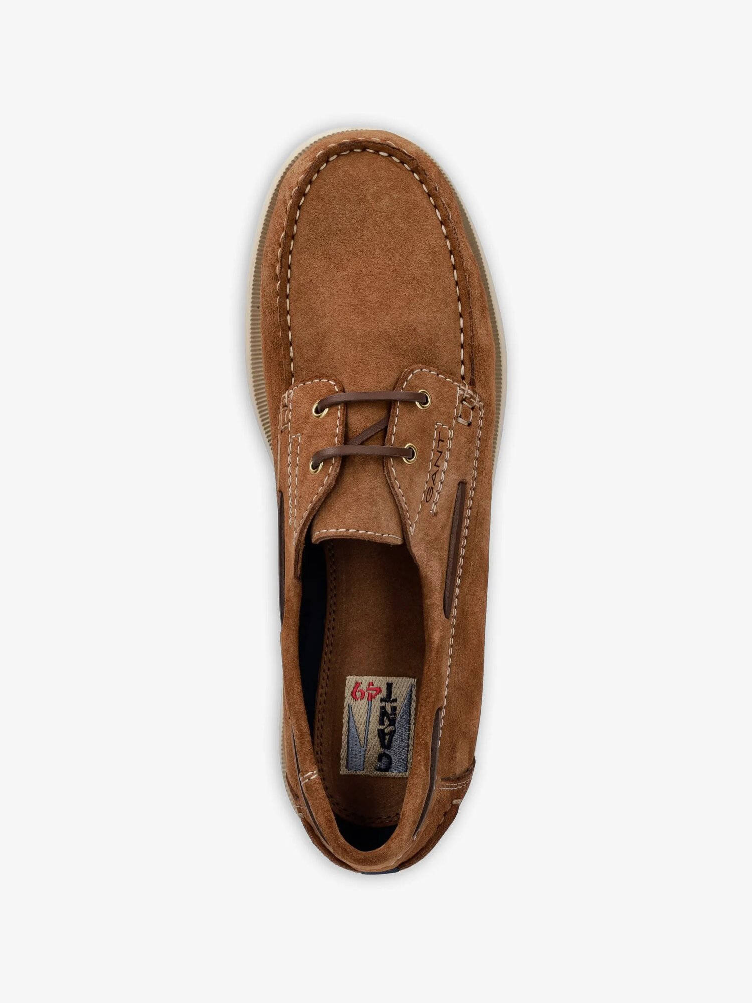 Топсайдеры GANT Suede boat shoes, размер 40, коричневый — фото 1