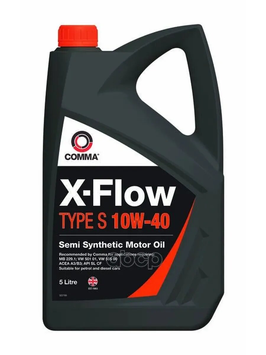 COMMA Comma X-Flow Type S 10W40 A3/B3 Sl/Cf Mb 229.1 Vw 501.