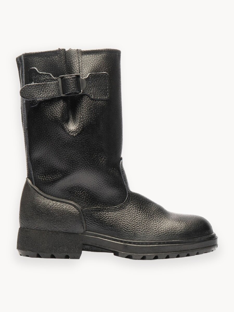 Сапоги монтажные с металлическим подноском комбинированные юфть/кирза арт. 105-1 МП