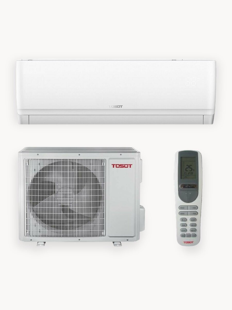 Сплит-система Tosot Natal T09H-SNN2, 21-30 кв. м, I Feel, белый