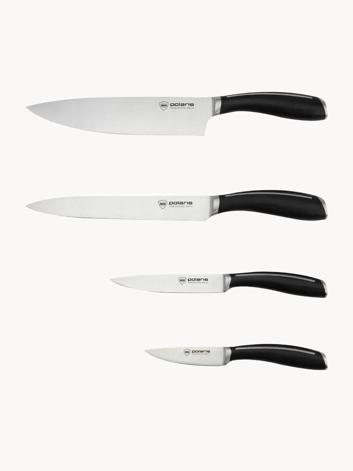 Ножи кухонные Polaris Stein-4SS / Набор ножей кухонных