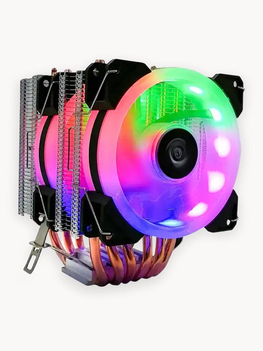 Кулер для процессоров Cool Storm T-90 с шестью медными трубками и подсветкой RGB