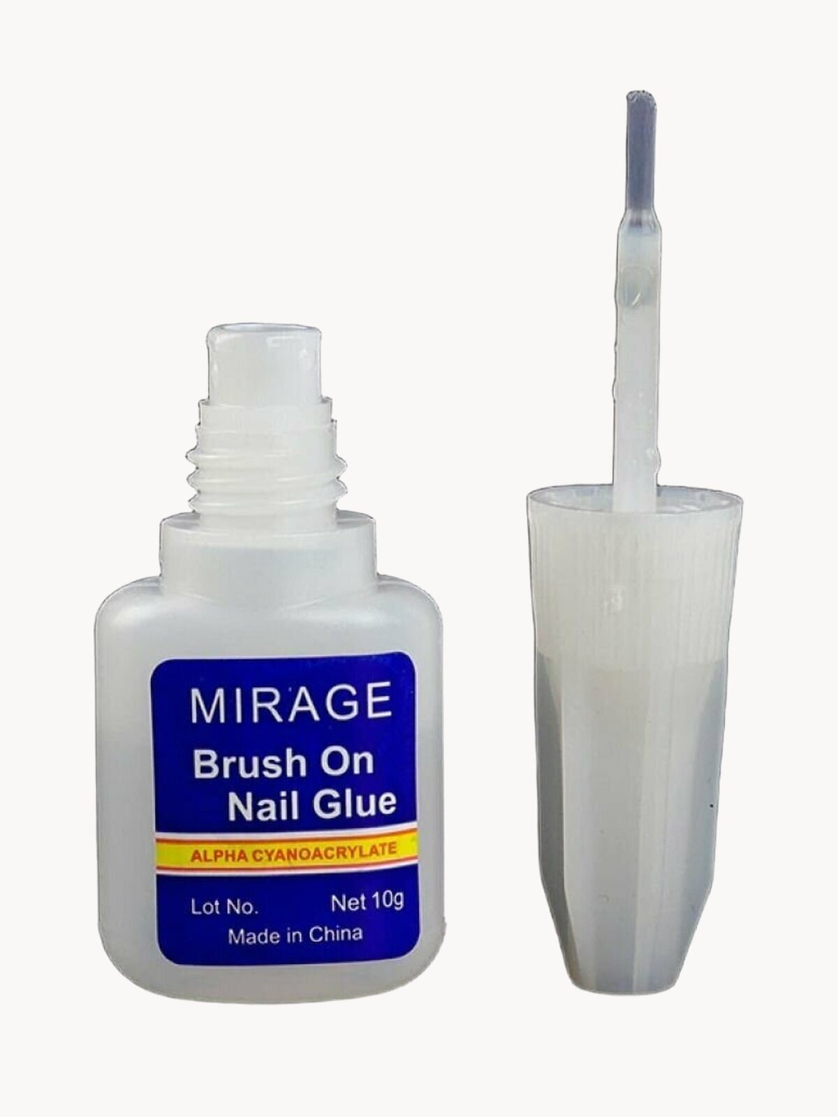 NailsProfi, Клей для наращивания накладных ногтей и типс с кистью, 10г