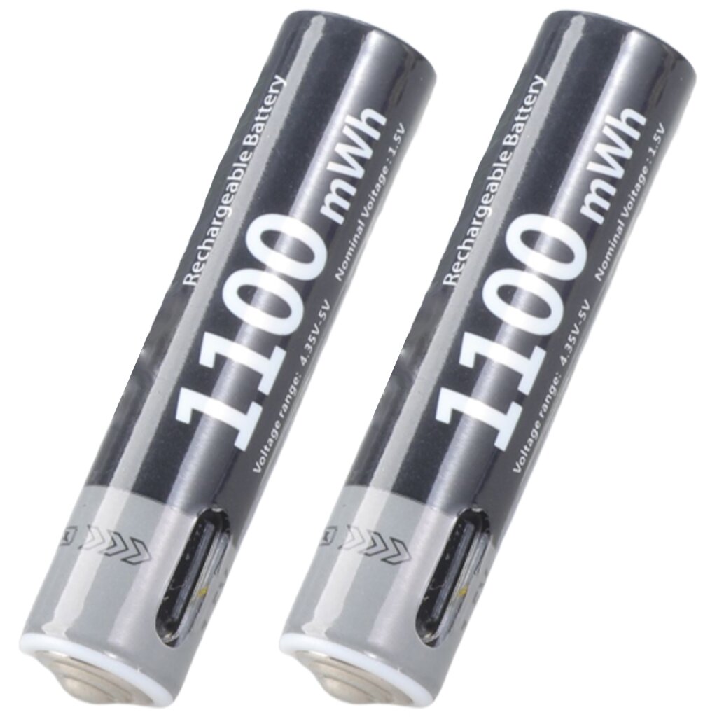 2шт 1.5V 1100mWh LR3 Батареи Типа C Аккумуляторная Батарея для Мыши Пульт Дистанционного Управления Маленький Вентилятор Электрические Игрушки Часы