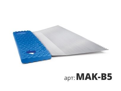 Шпатель для Клея Makler MAK-B5 18см Трапециевидный, Стальной.