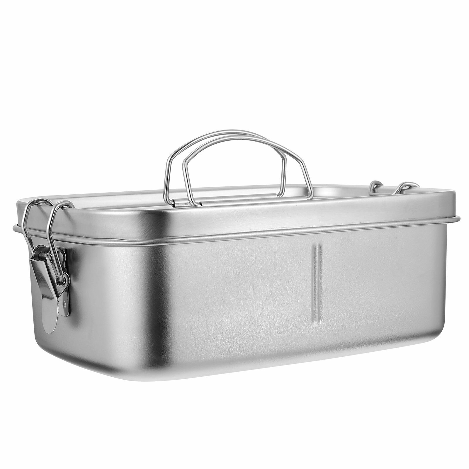 Ланч-бокс из нержавеющей стали Bento Box Multi-Grid Food Container (серебристый)