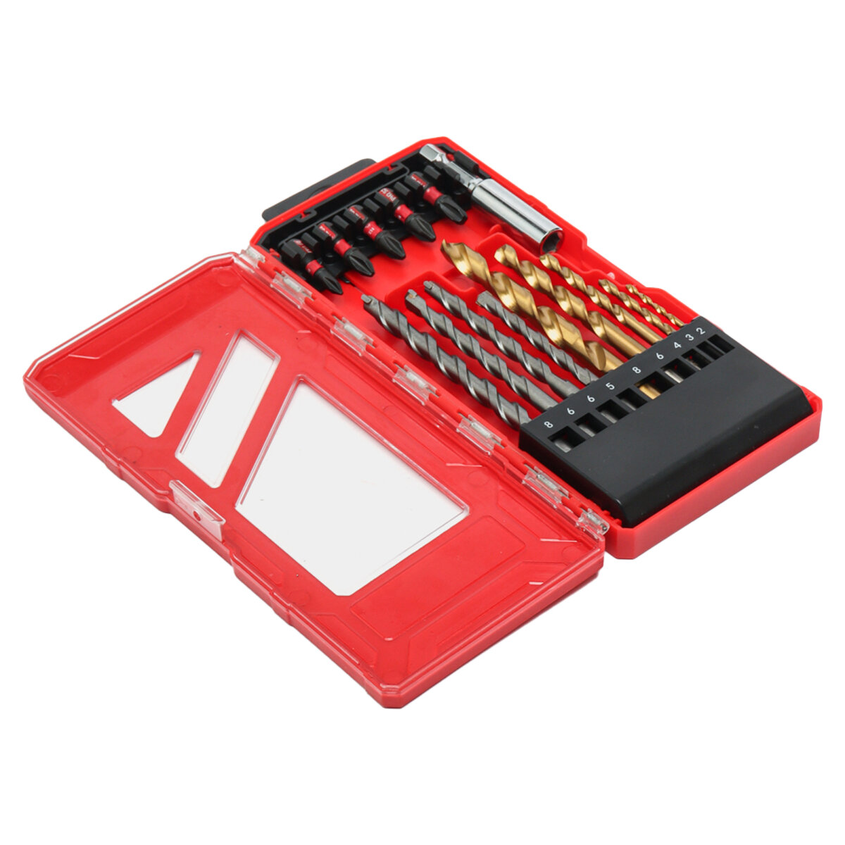 Набор сверл и бит P.I.T. 15 пр. P. I. T. ASET02-015A