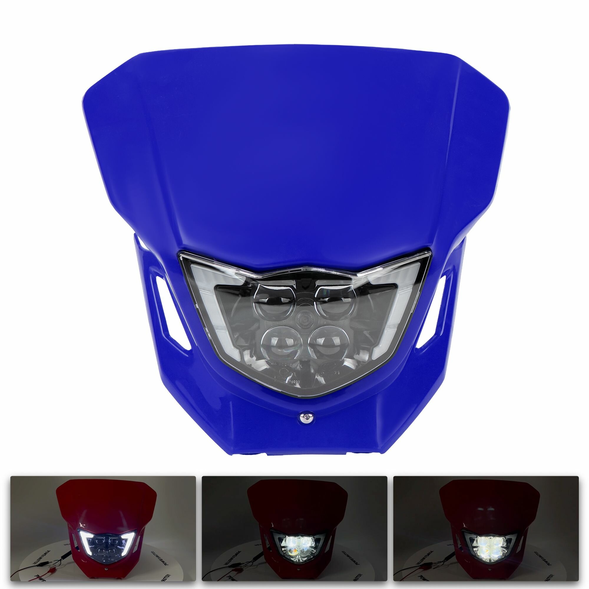 Светодиодные фары для мотоциклов, подходящие для внедорожных мотоциклов for Yamaha BSE Kayo WR YZ 250F 450 TT125 T2 Z4 MX