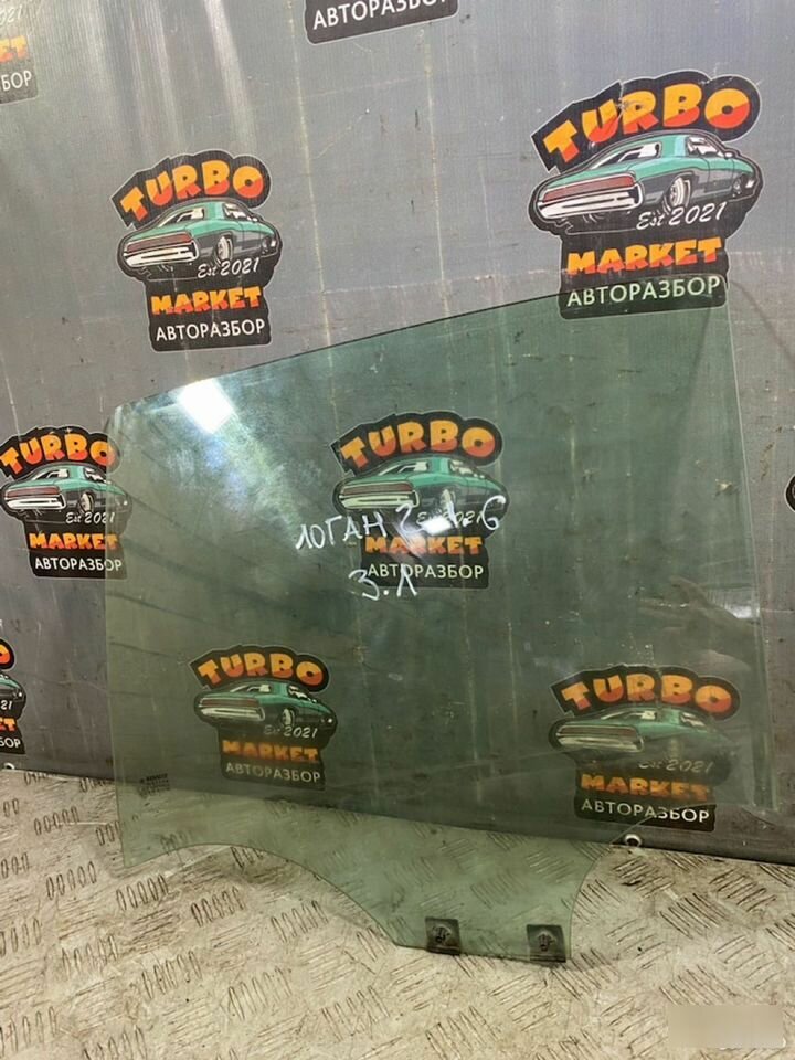 Стекло двери заднее левое Renault Logan 2