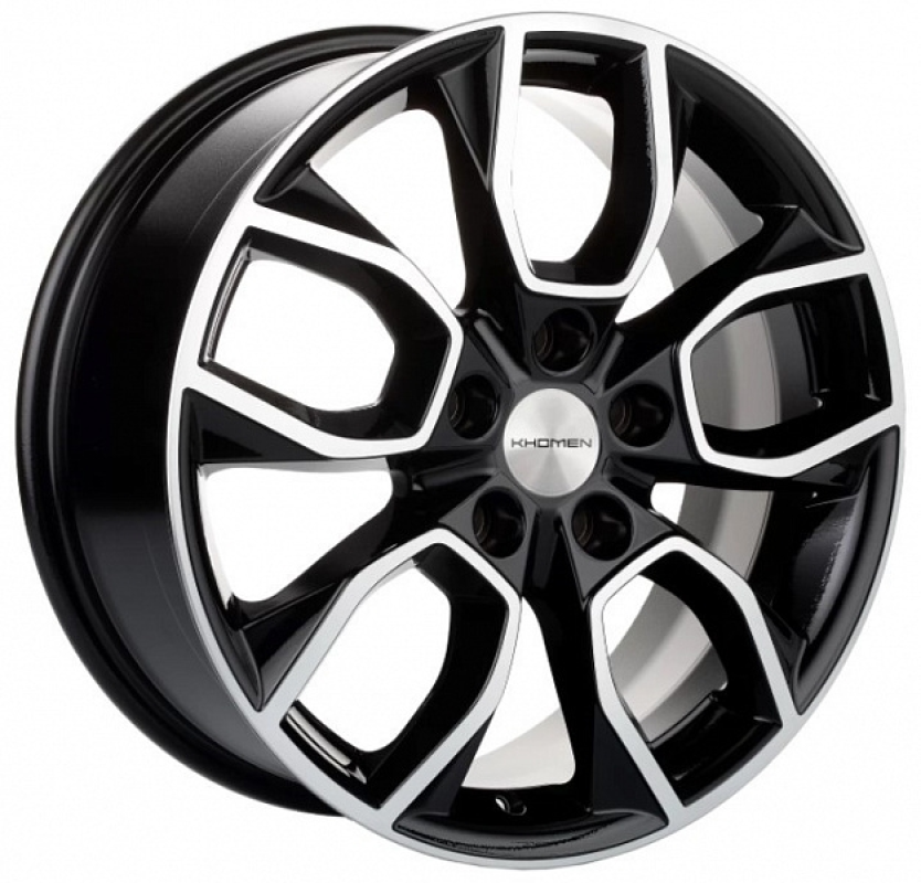 Диск колесный Khomen Wheels KHW1713 (Kodiaq) 7,0x17 5x112 Dia57.1 ET40 цвет Black-FP