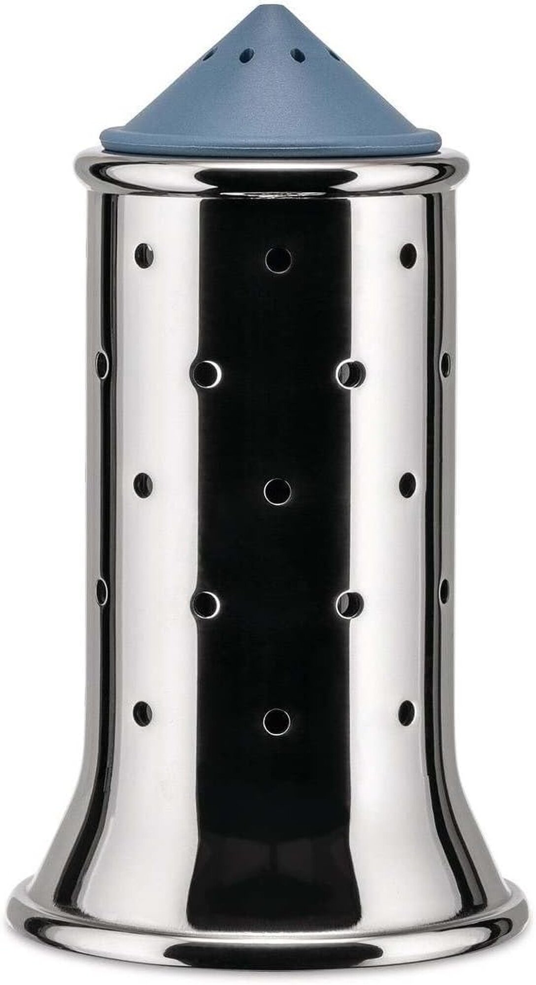 Солонка Alessi Michael Graves - диаметр 6,3 см, высота 11,3 см, из нержавеющей стали, синий, MGSAL