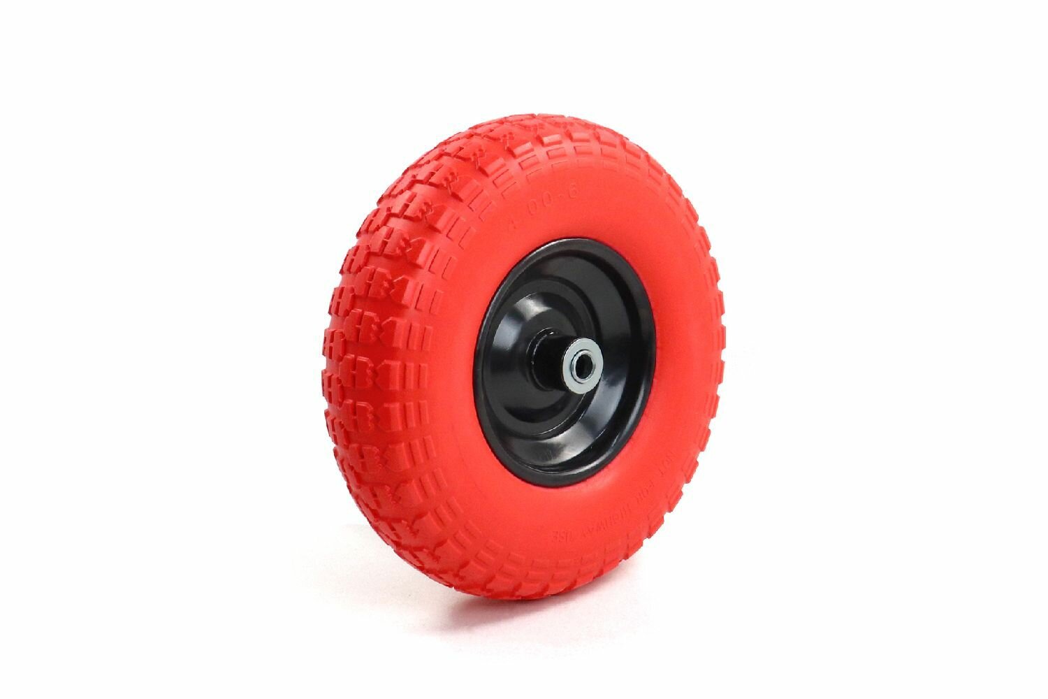 Колесо пена тачки садовой 6" 4,00/6" (W13) (под ось 16мм)