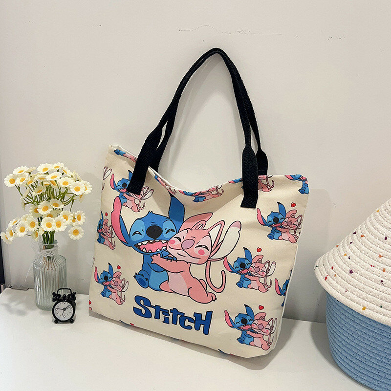 Мини и мультяшная холщовая сумка тоут с милым дизайном и большим объемом для подростков hugging