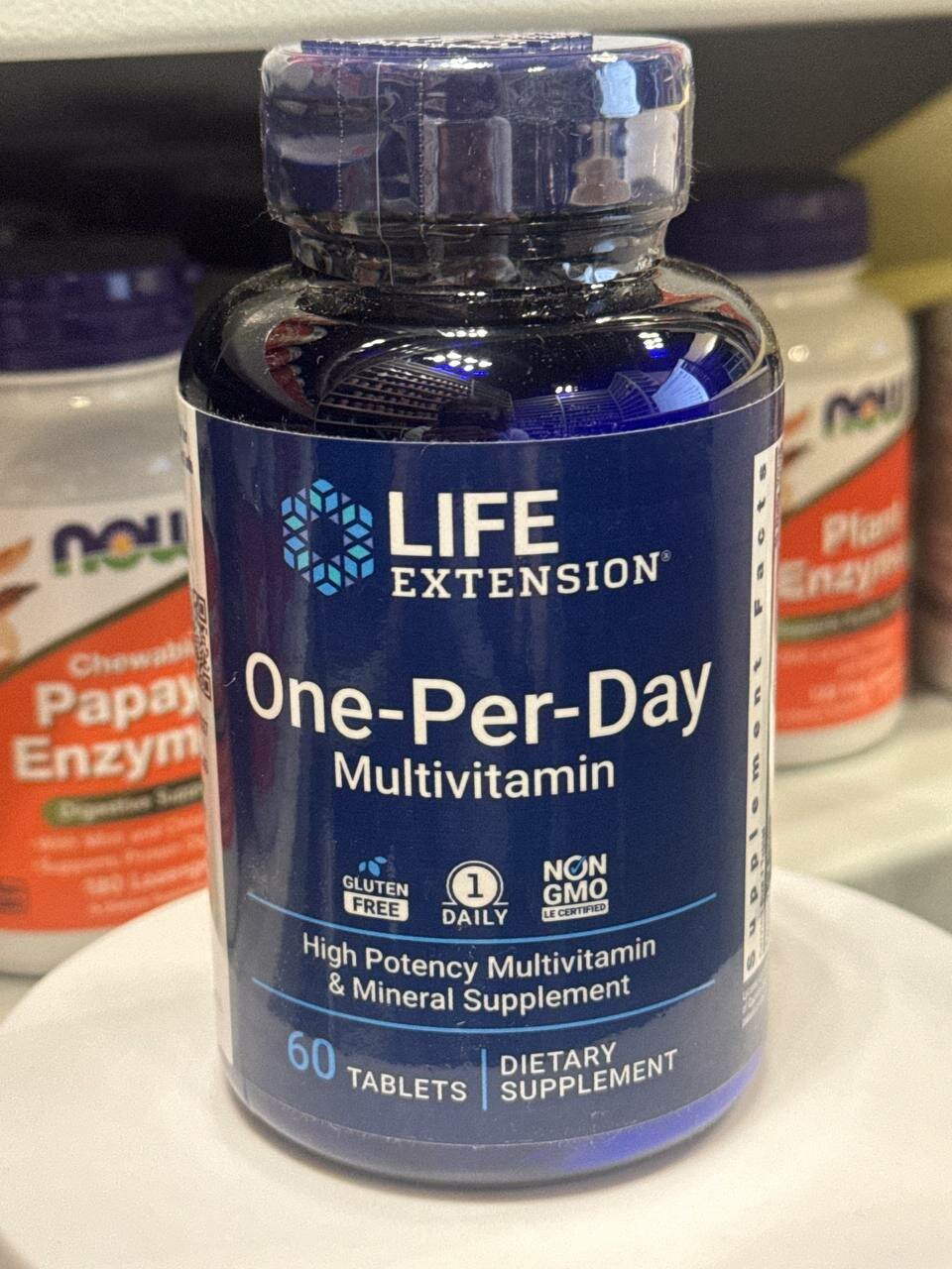 Life Extension One-Per-Day, Комплекс витаминов и минералов для комплексной поддержки организма, 60 таблеток