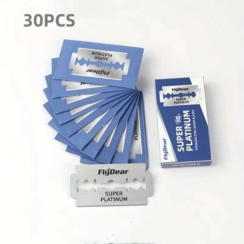 Лезвия для безопасной бритвы из нержавеющей стали 30/50/100 шт. 30PCS