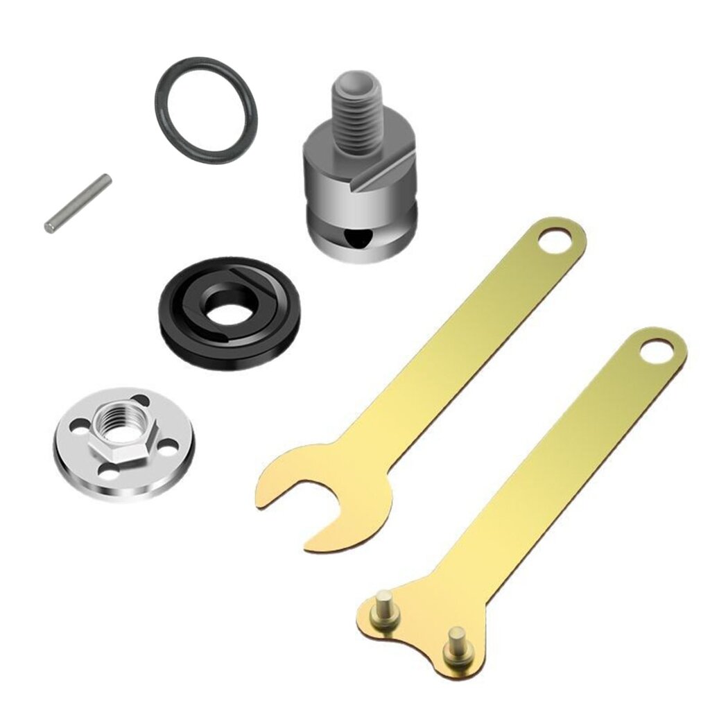 1 комплект из 7 предметов, электрический ключ, аксессуары для угловой шлифовальной машины с преобразовательной головкой