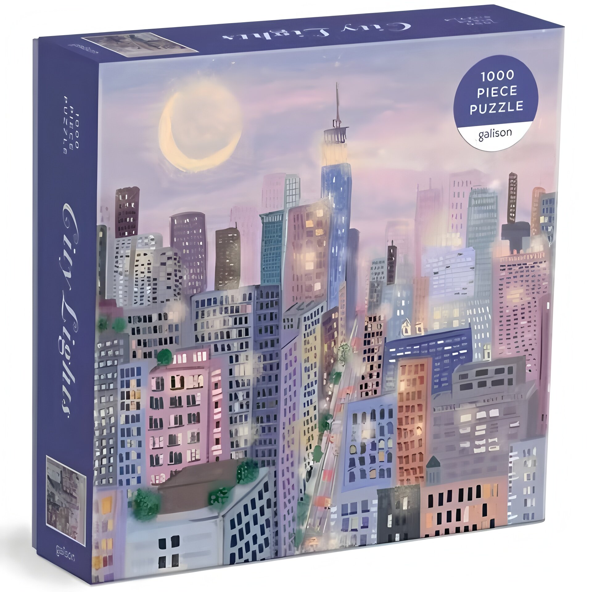Пазл Galison "Зимние огни", Оформление стен, 500 элементов, картон, Замедлитесь вместе со своей семьей