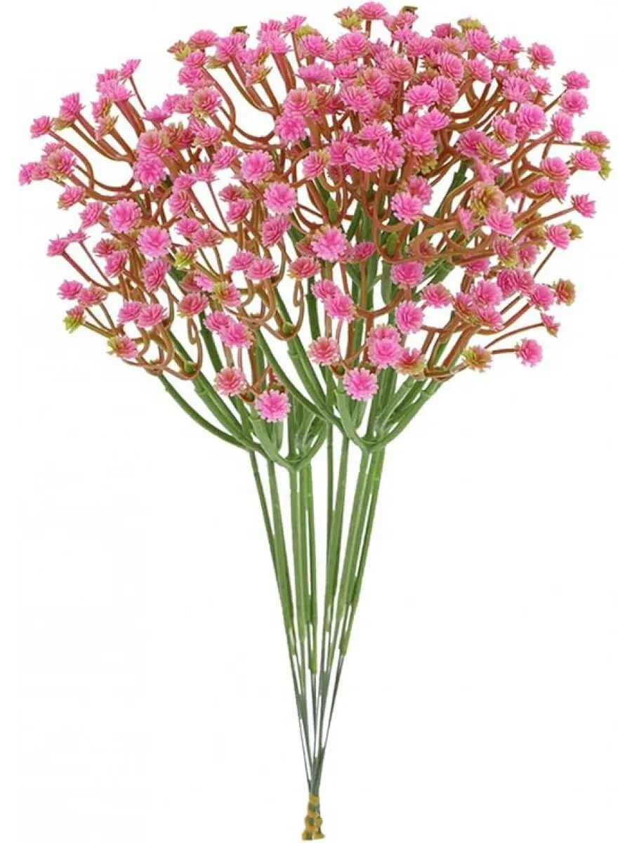 Искусственные цветы 12 шт гипсофила свадебный декор