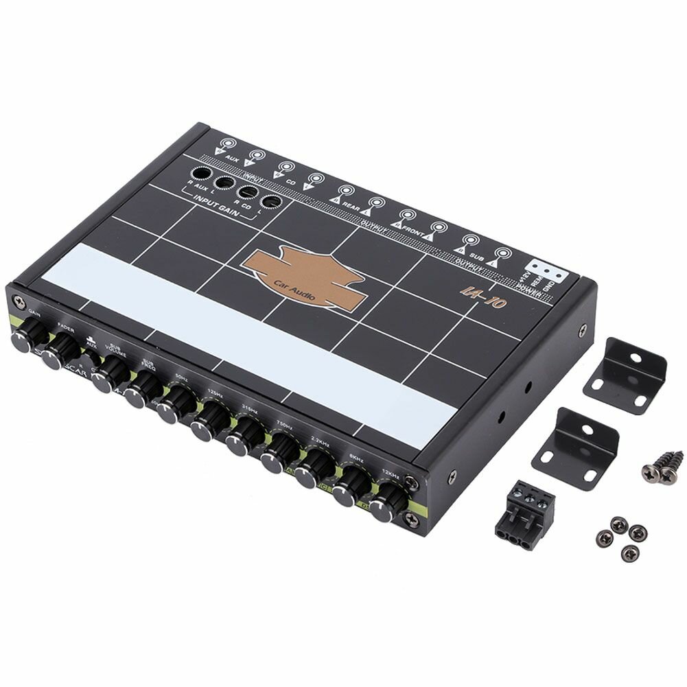 Автомобильный 7-сегментный аудиоэквалайзер IA-10