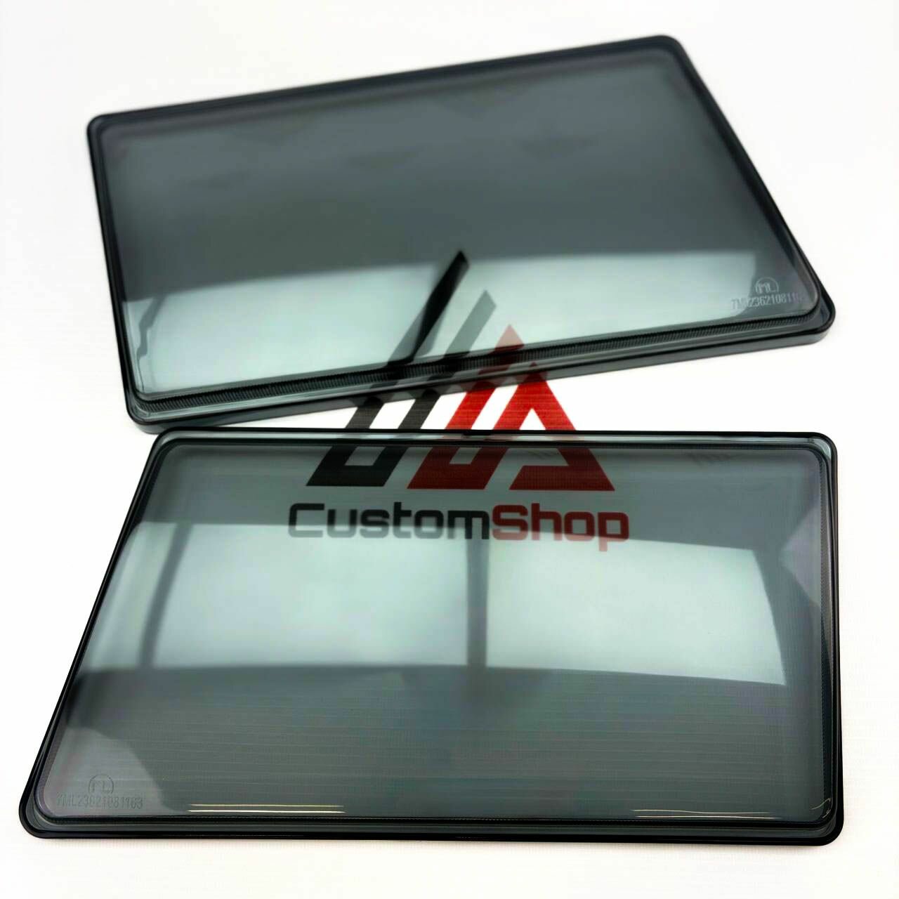 Гладкие тонированные стекла (пластиковые) передних фар ВАЗ 2108 / 2109 / 21099