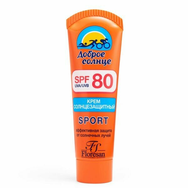 Крем солнцезащитный водостойкий SPF80 Формула 109 Floresan/Флоресан туба 60мл