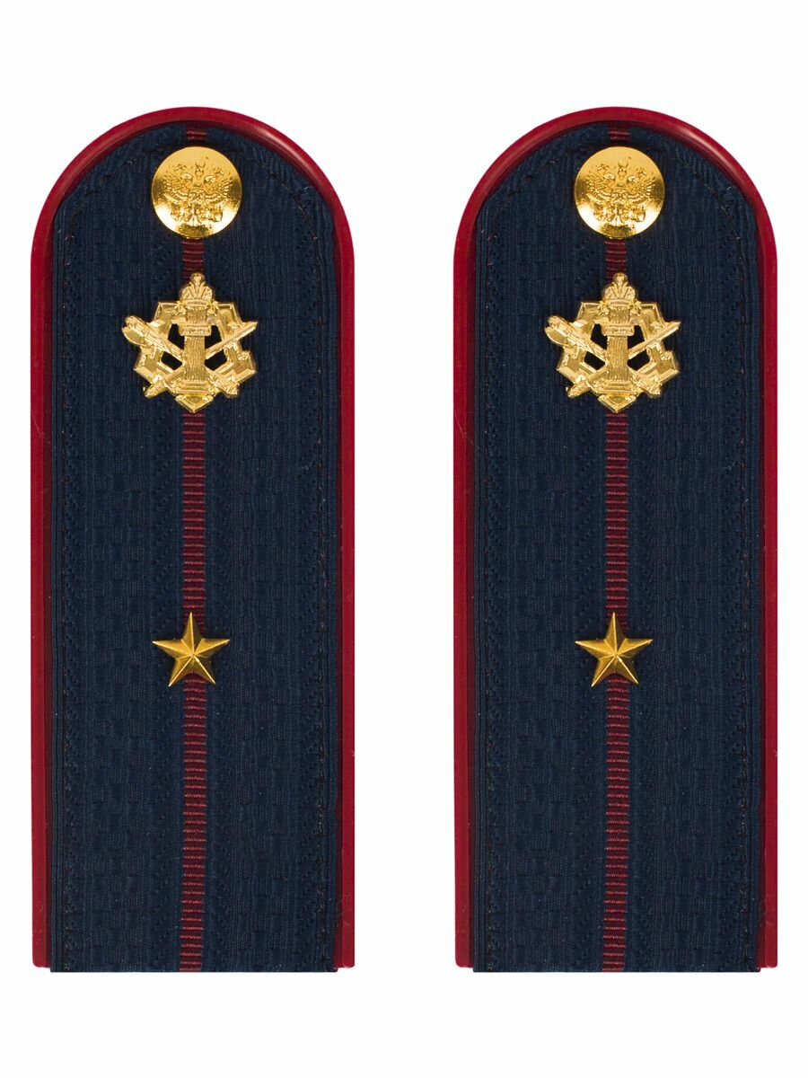 Погоны фсин на куртку пластик, звание Младший лейтенант 14х5,5см 751645