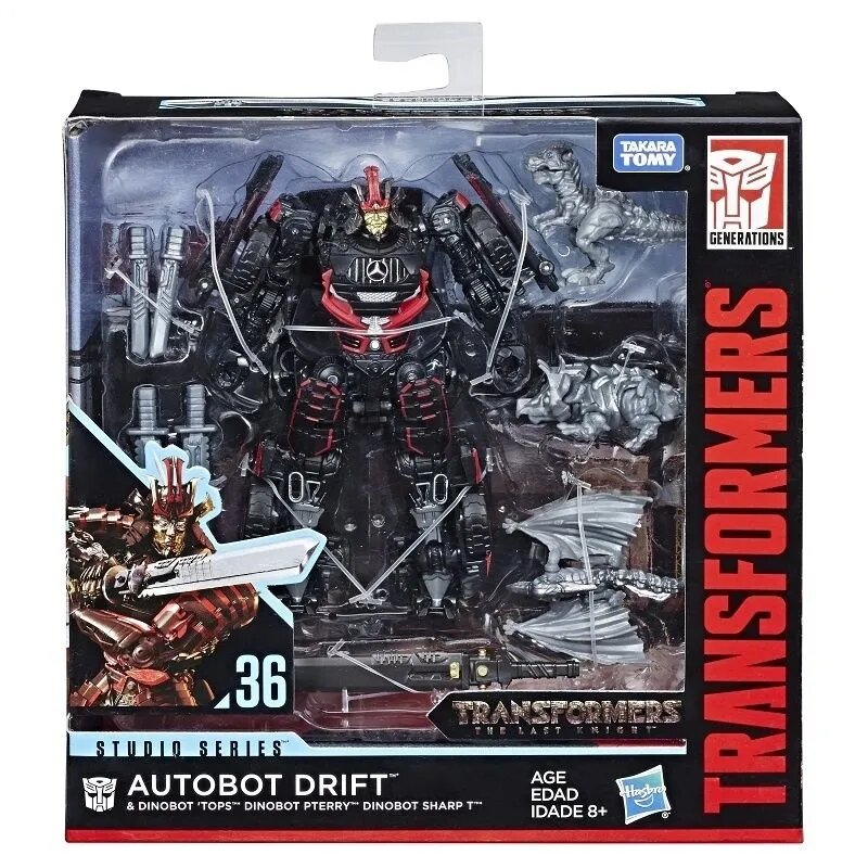 Трансформеры хасбро Игрушка 36 Drift Deluxe Class Transformers Studio Series Transformers: The Last Knight