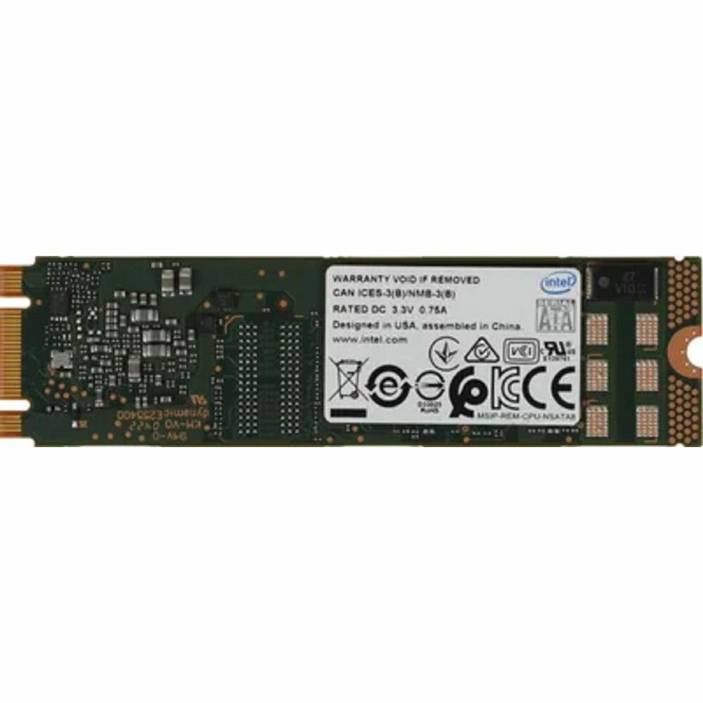 Intel накопитель M.2 2280 SSD 480GB DC D3 - S4510 SSDSCKKB480G801 SATA 6Gb s, 560 510, IOPS 97 35.5K, MTBF 2M, TLC, 6.5PBW, 1.8DWPD