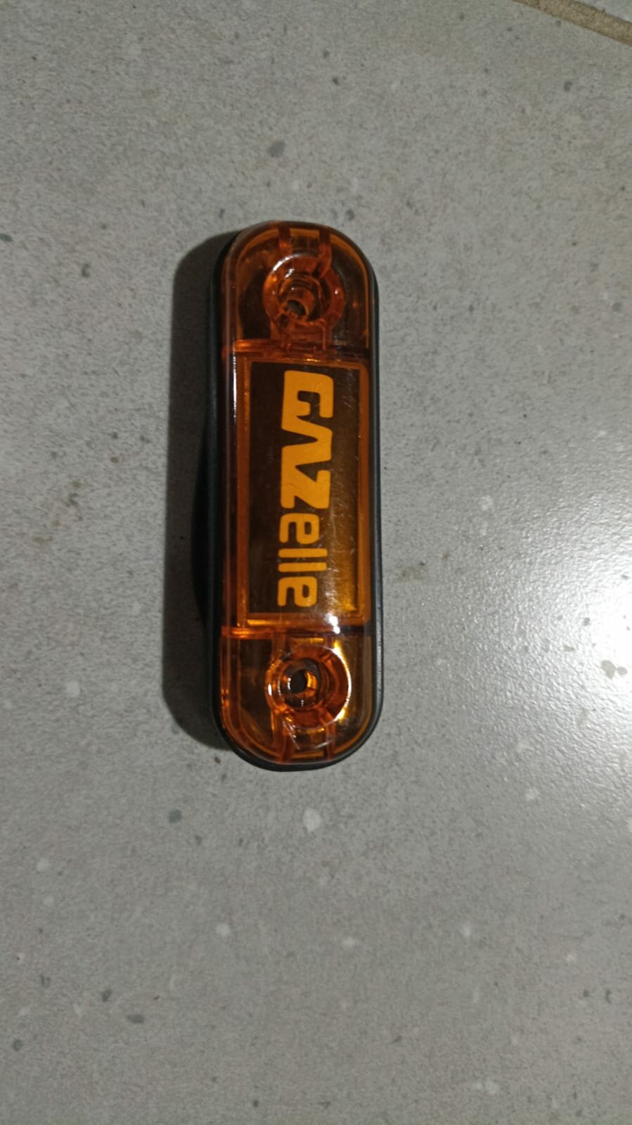 Фонарь контурный универсальный 160 жёлтый led 12в glzelle арт.160-00-led-glzelle